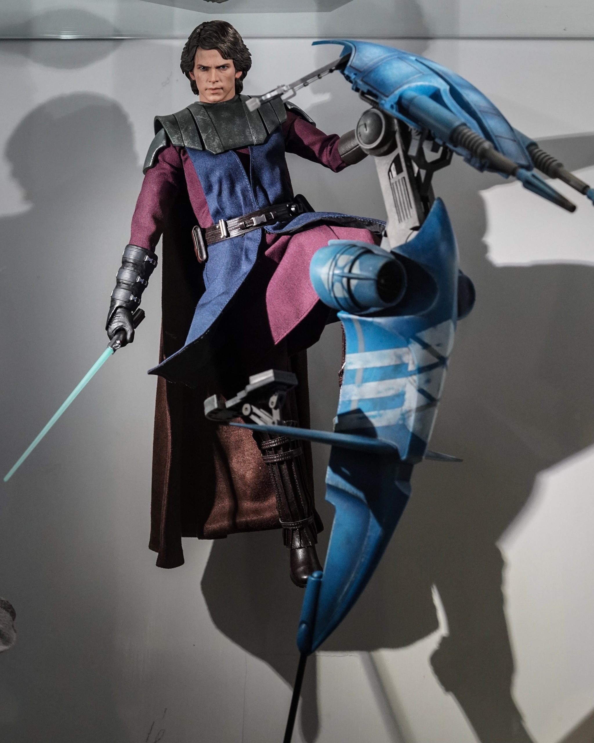 Hot toys TMS020B Star Wars THe Clone Wars Anakin Skywalker with the ...