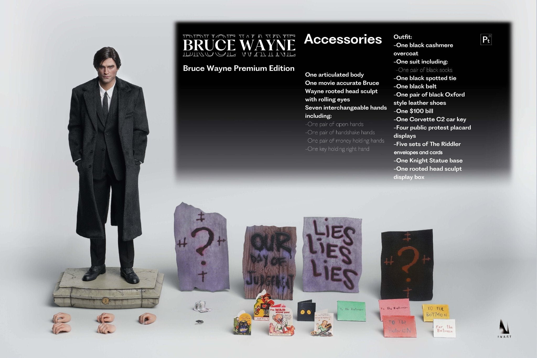 INART Bruce Wayne 1:6 Scale Collectible Figure (Premium Edition ...